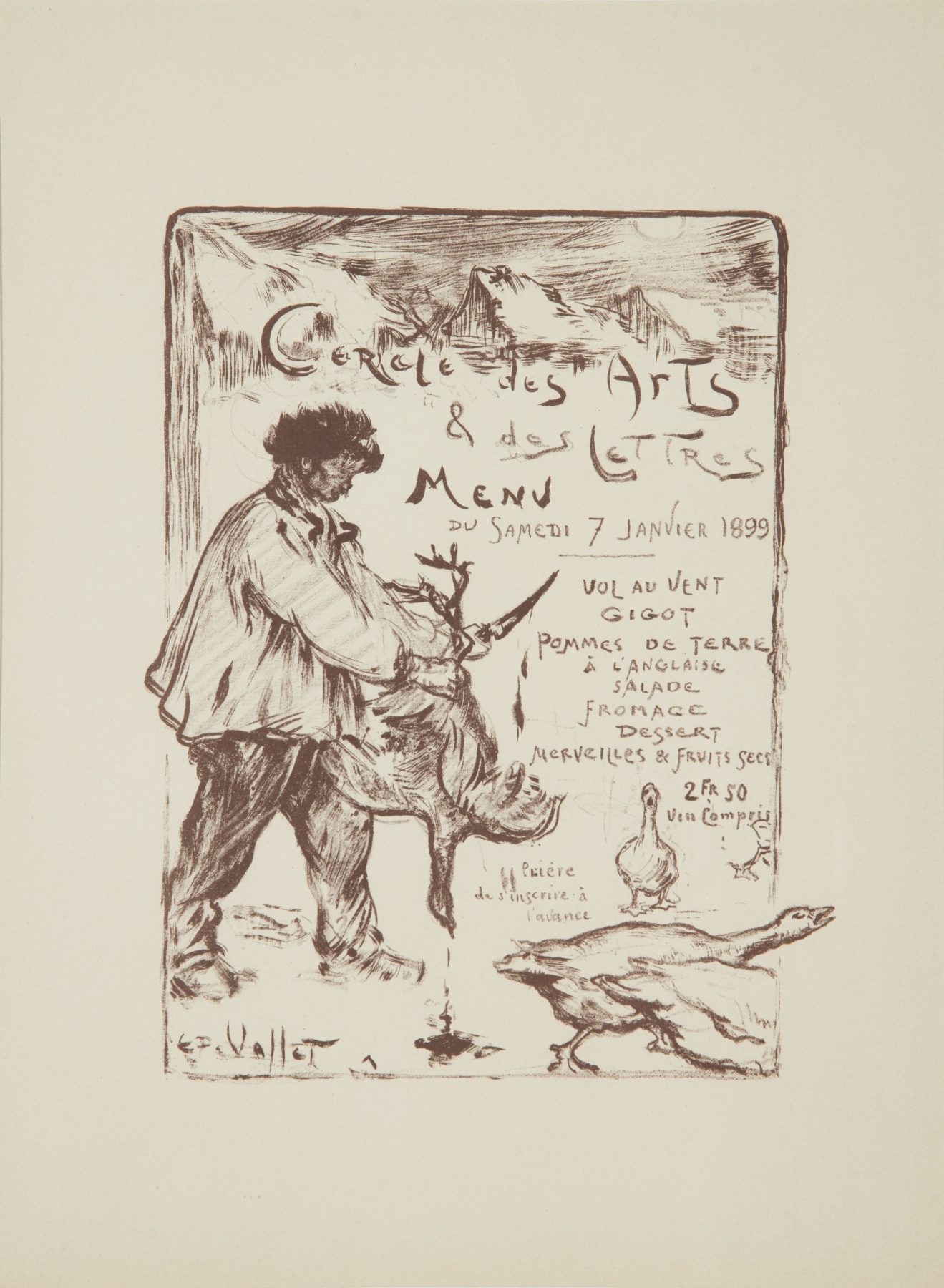 Edouard Vallet | Cercle des Arts et des Lettres | MutualArt