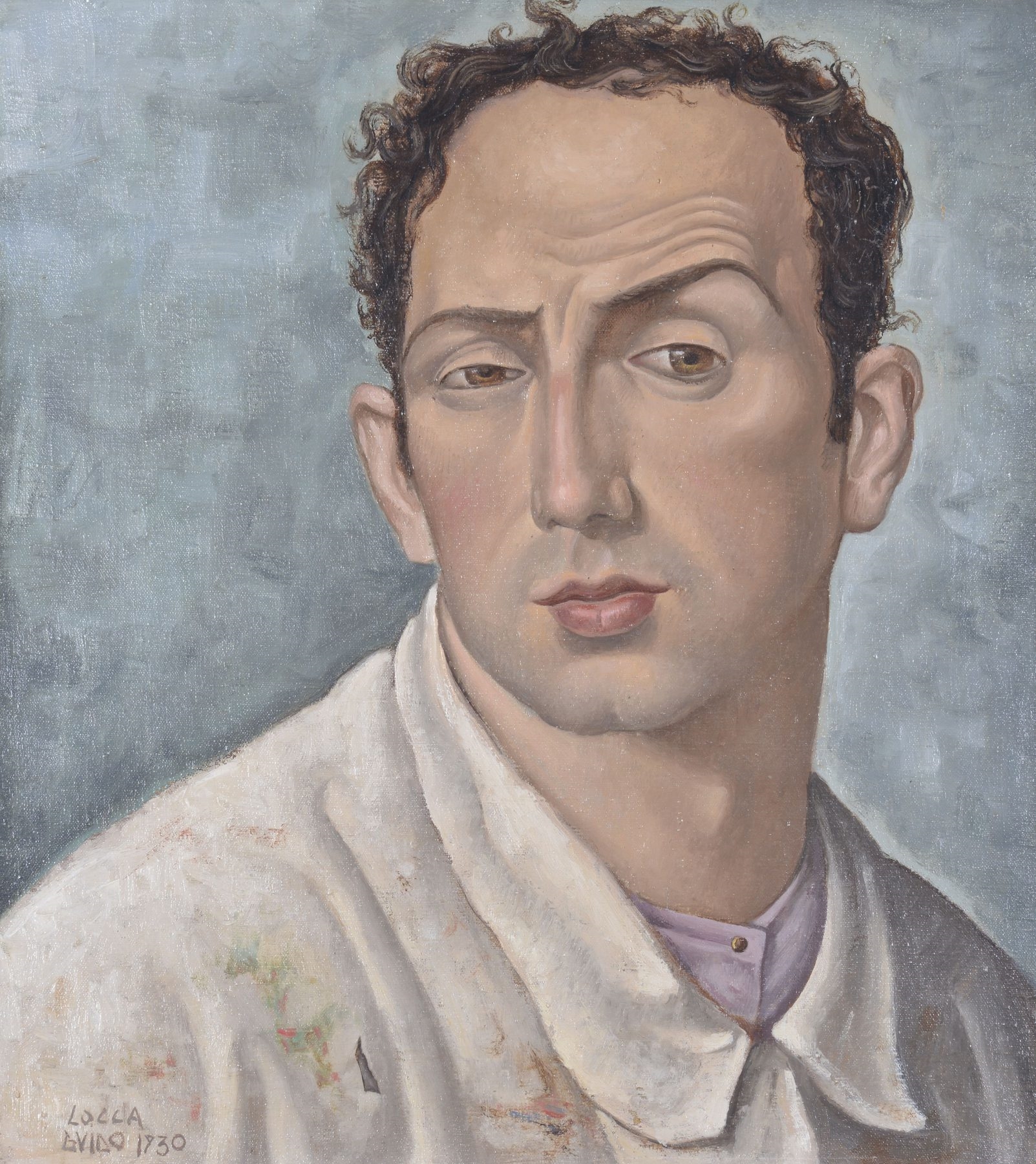 Guido Locca | Portrait d’homme ou autoportrait (1930) | MutualArt