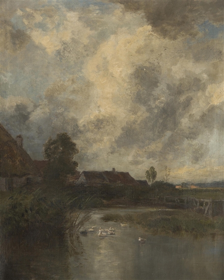 Philipp Röth | A House by a Pond | MutualArt