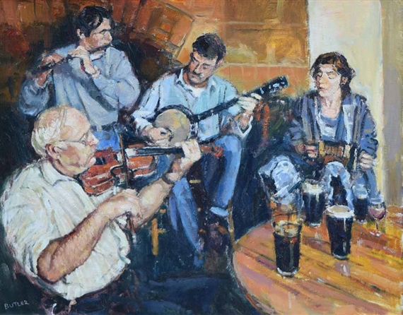 George Anthony Butler | An Irish Folk Group | MutualArt