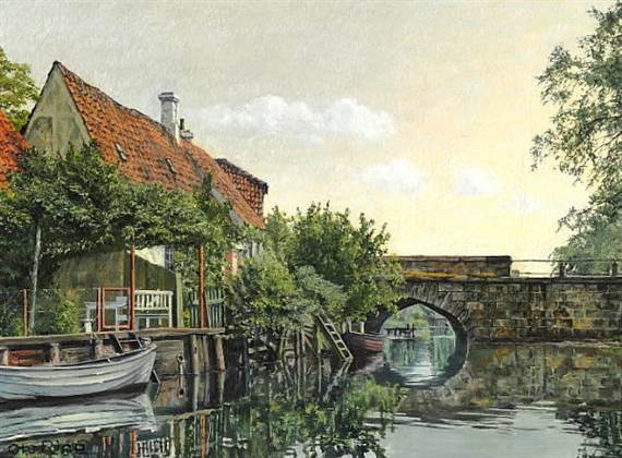 Ole Ring | From Brogade with Køge stream | MutualArt