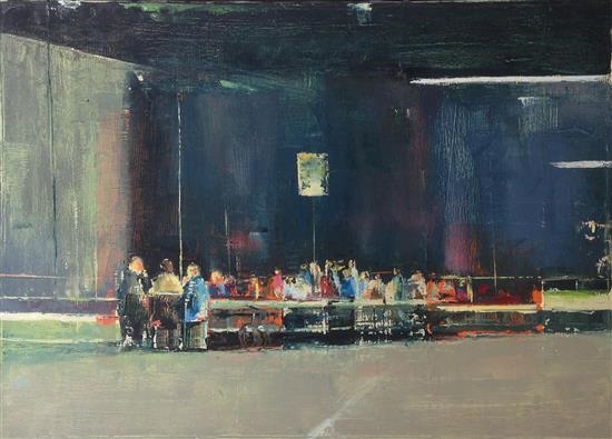 Yaron Cohen | Domino Players (2016) | MutualArt