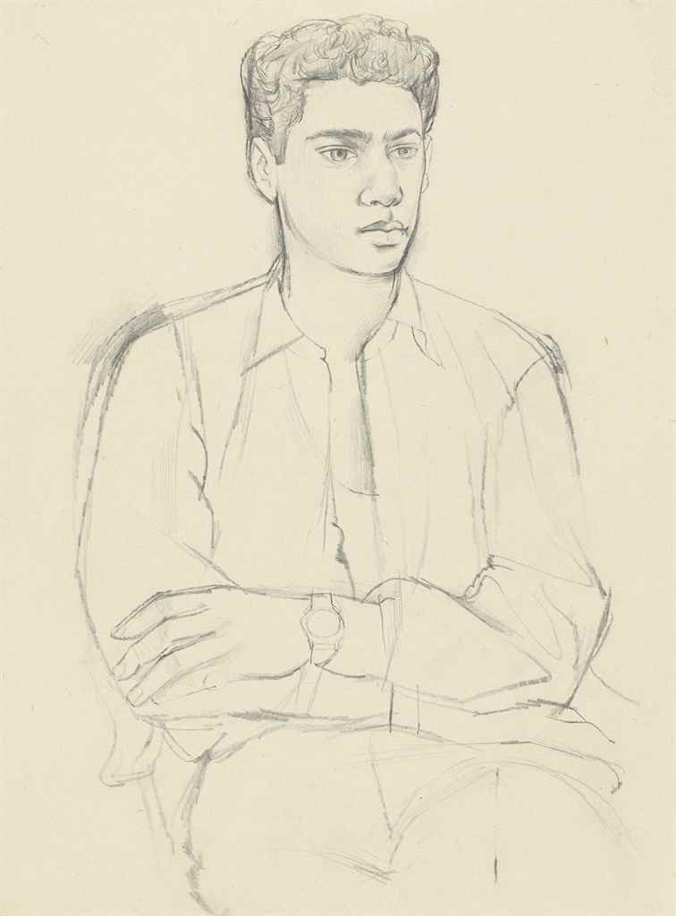 John Minton | Lucian Freud (1947) | MutualArt