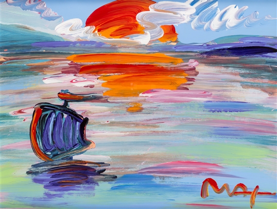 Peter Max | American 500: Sunset | MutualArt