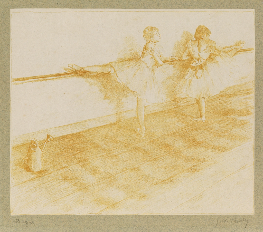 Edgar Degas | A la Barre | MutualArt