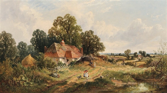 James Edwin Meadows | A Sussex Farmstead | MutualArt