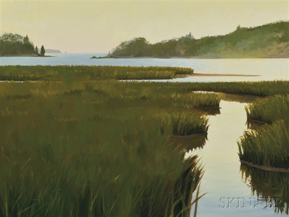 Hillary Osborn | Late Sun on Tobey Island (2006) | MutualArt