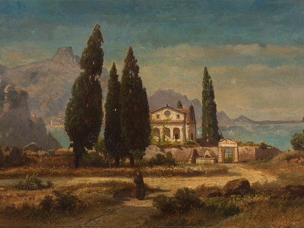 Carl Gustav Rodde | Italian Landscape (Late 19th Century) | MutualArt