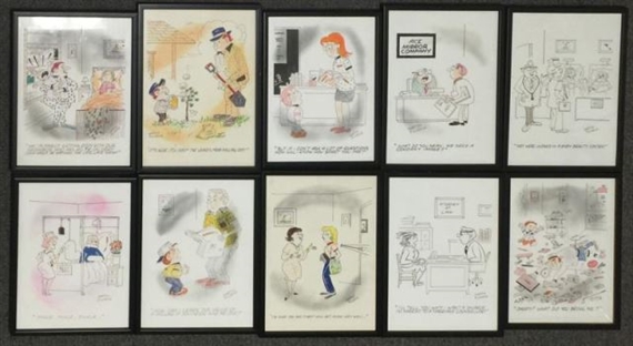 Martin Filchock | Ten works, Original Cartoons | MutualArt