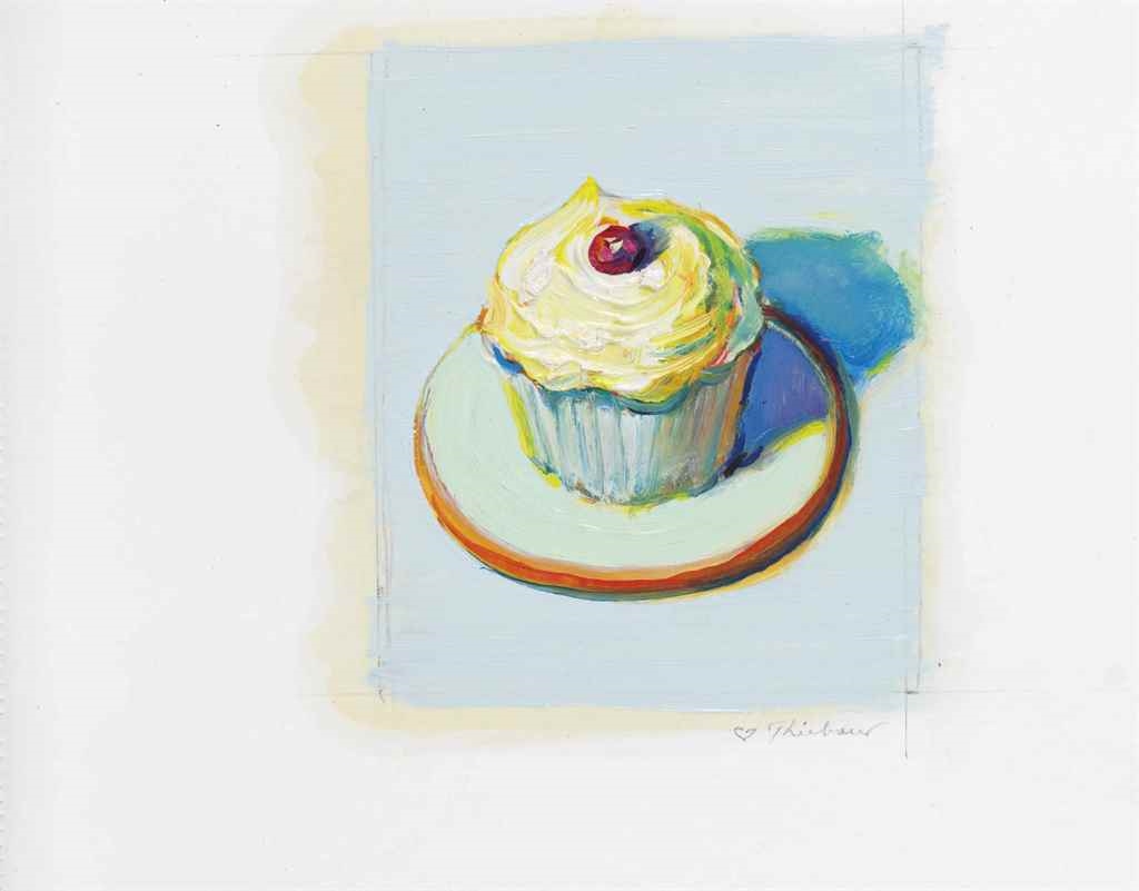 Wayne Thiebaud Cupcake