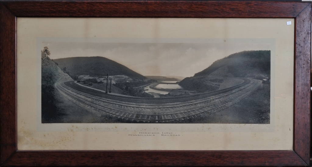 William Herman Rau | Horseshoe Curve Pennsylvania Railroad (Circa 1901 ...
