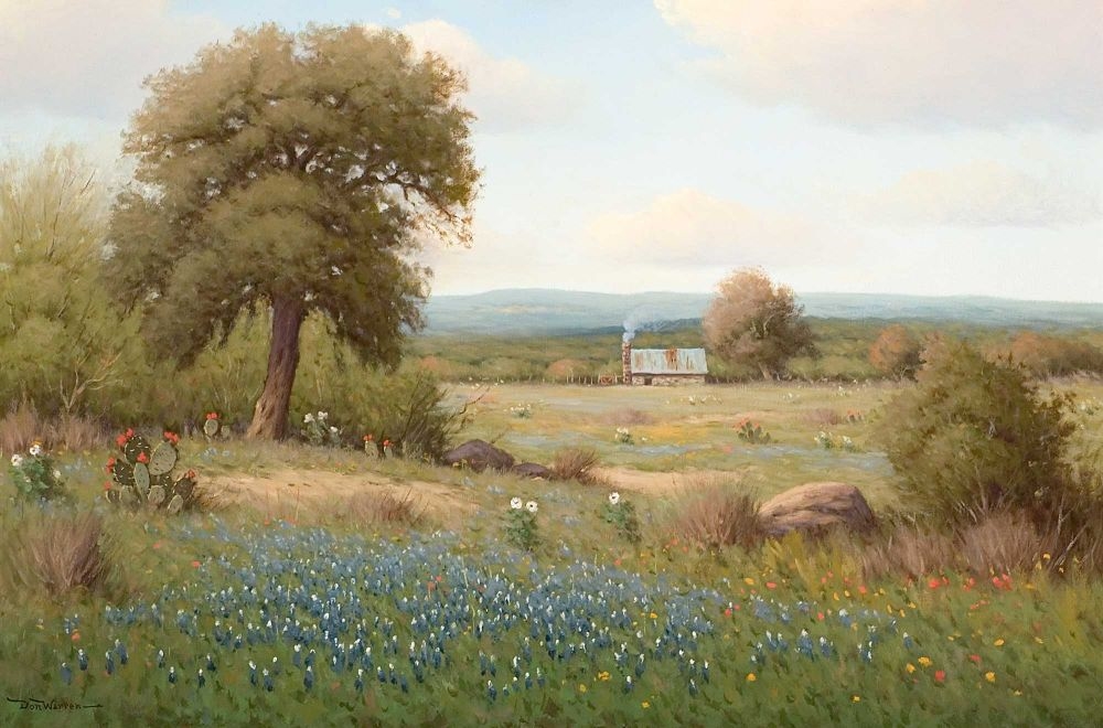 Don Warren | Texas Bluebonnets | MutualArt