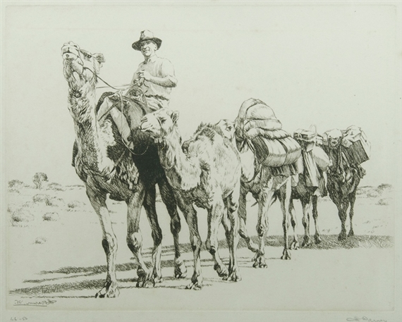 Alfred Edward Warner | The Camel Team (1935) | MutualArt