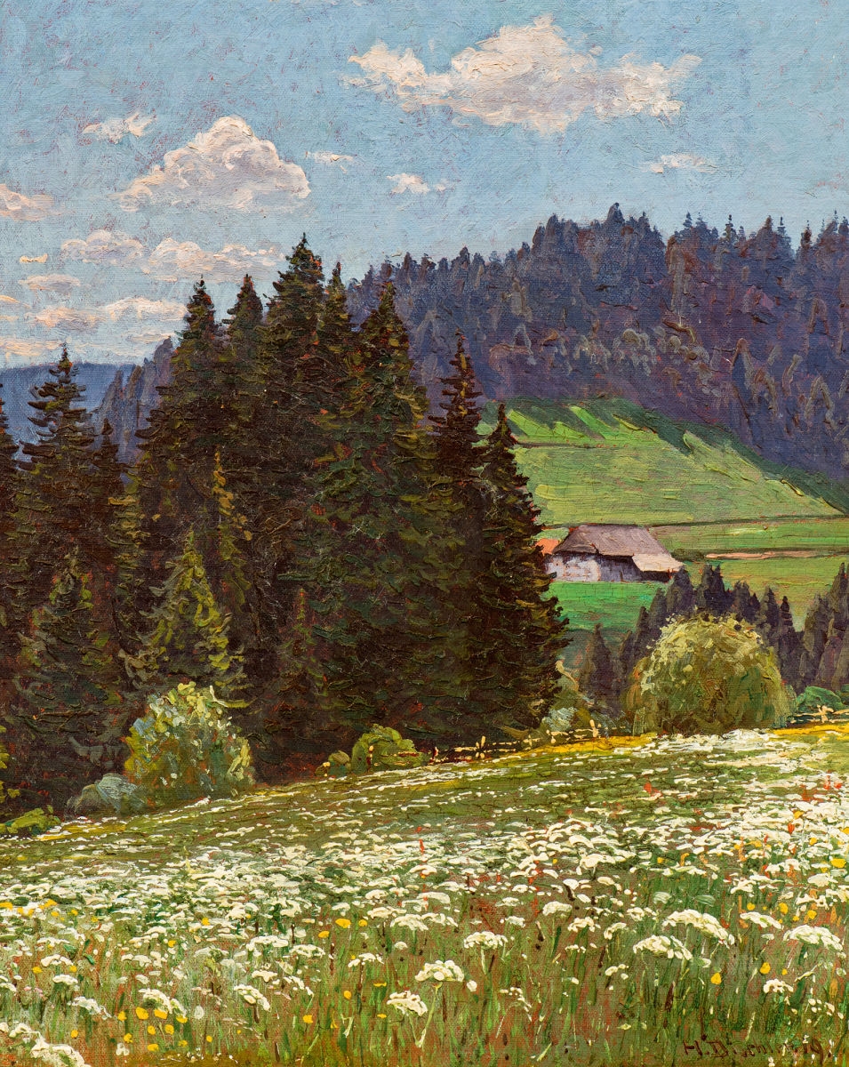 Hermann Dischler | Field flowers at the Black Forest (1919) | MutualArt