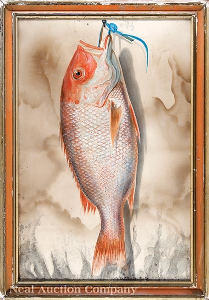 Achille Perelli | Nature Morte: Red Snapper (1877) | MutualArt