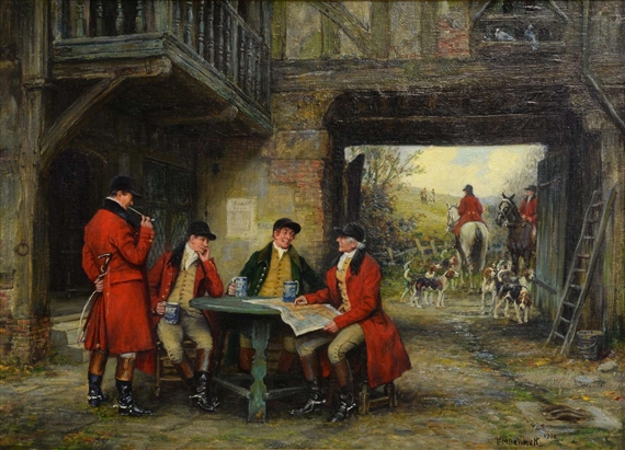 Frank Moss Bennett | At the Horse and Hounds (1933) | MutualArt