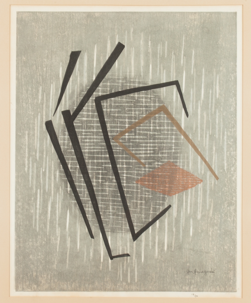 Gen Yamaguchi | Abstract Composition (Circa 1960) | MutualArt