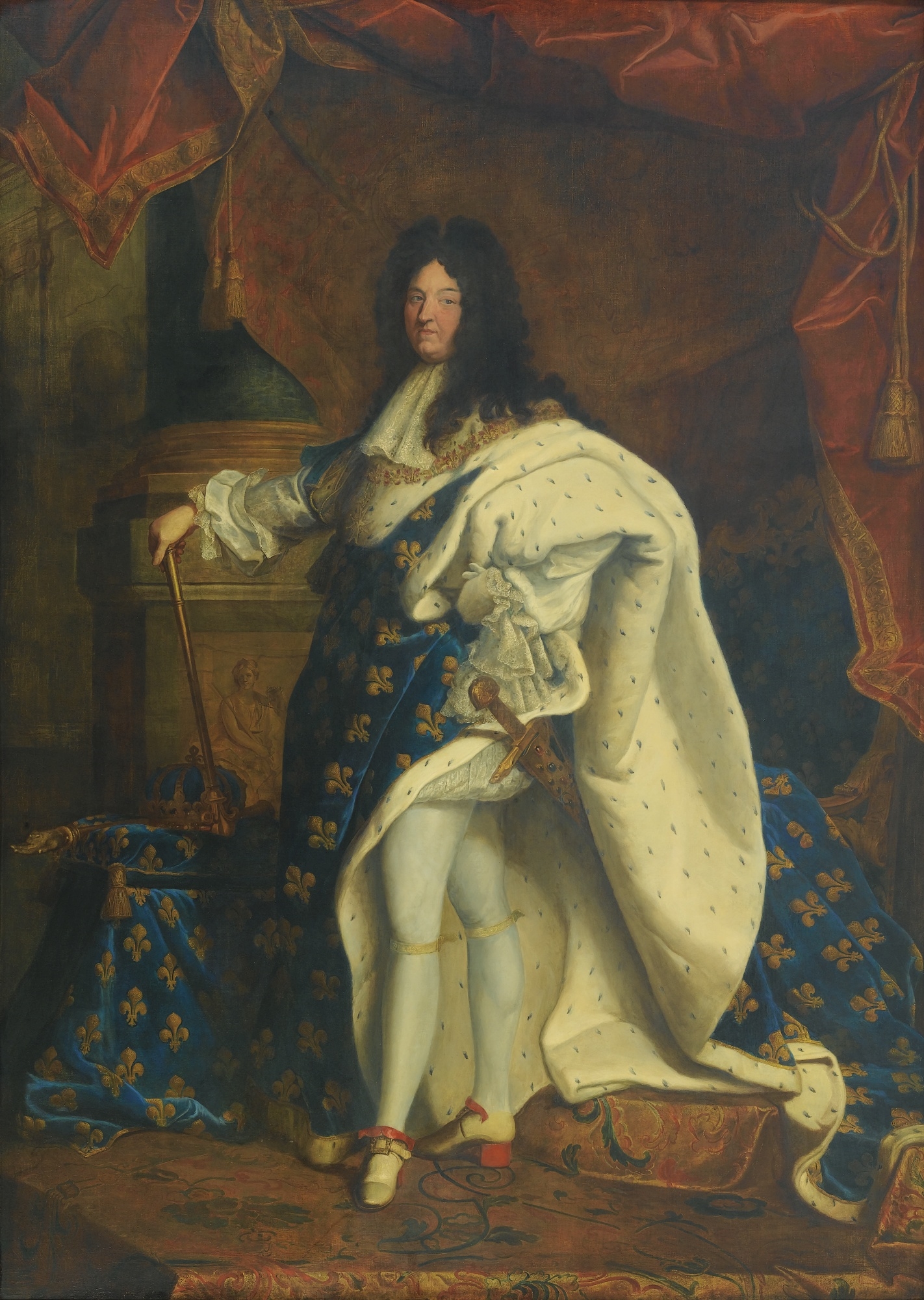 Hyacinthe Rigaud | PORTRAIT DE LOUIS XIV EN COSTUME DE SACRE | MutualArt
