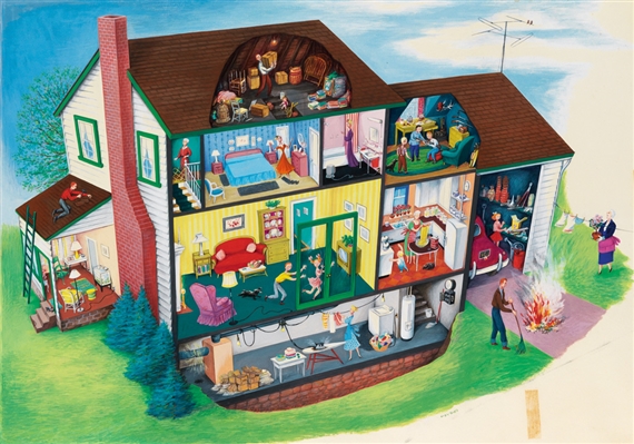 Lucille Corcos | Household Hazards (1955) | MutualArt