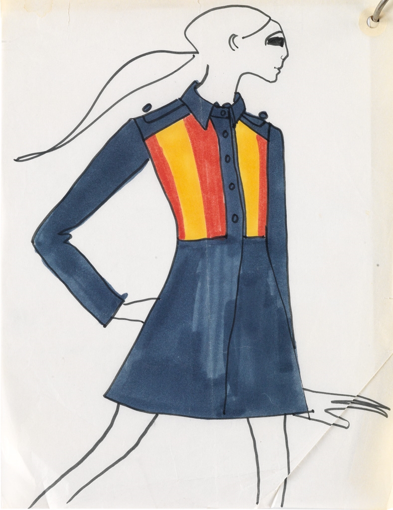 Fashion Designers Sketches 1960s