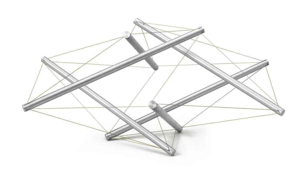Kenneth Snelson | Model for 30' Centelever (1966) | MutualArt