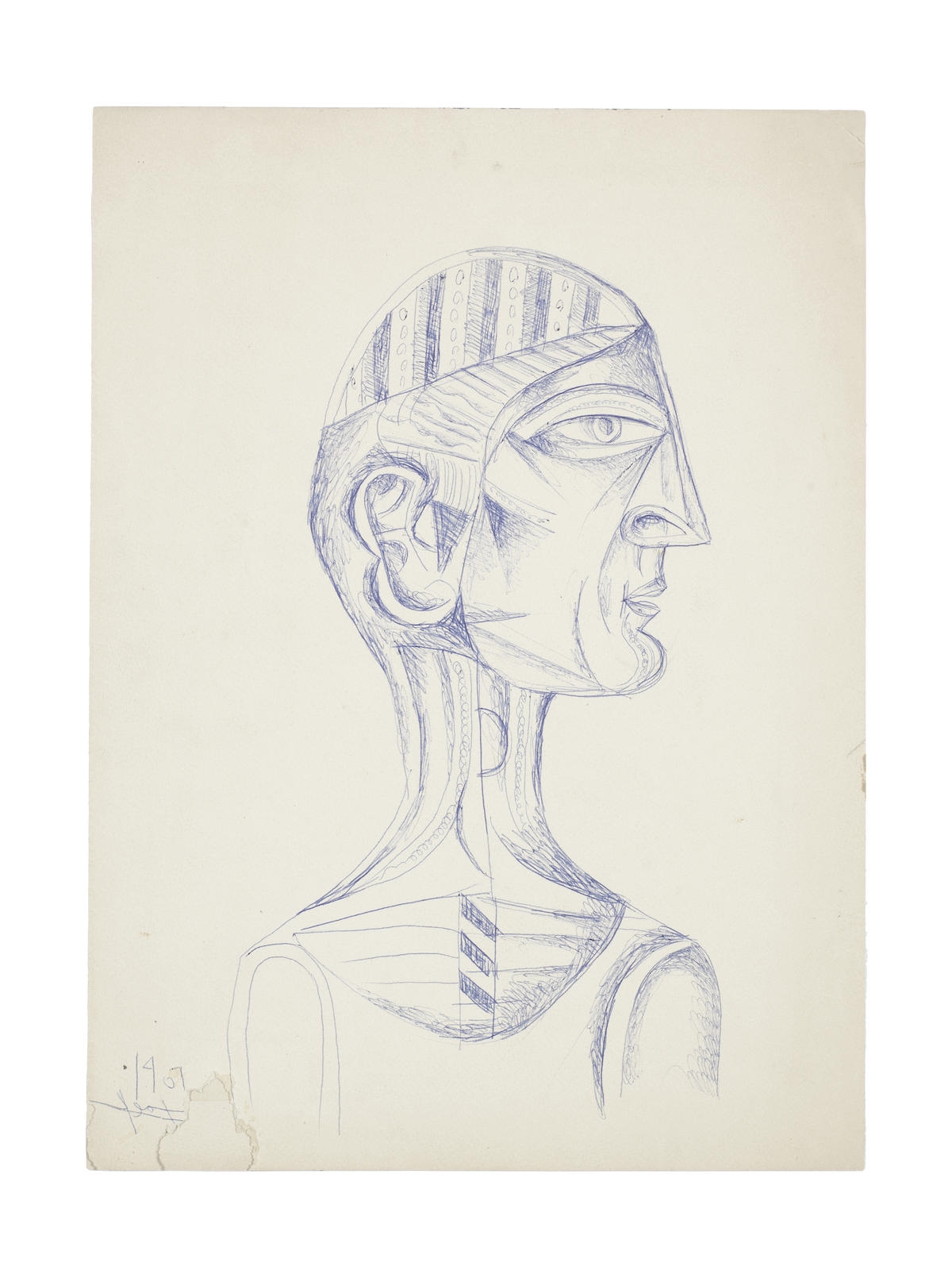Shaker Hassan Al-Said | The Cranium (1956) | MutualArt