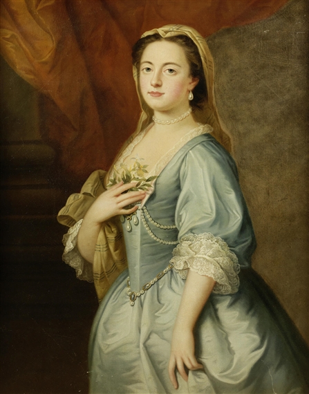 John Vanderbank | Portrait of a lady, said to be Anna Busby, Lady Tynte ...