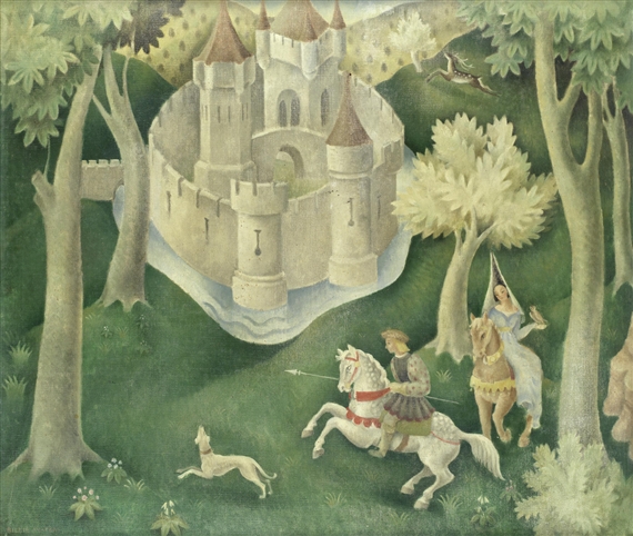 Billie Waters | A medieval hunting scene | MutualArt