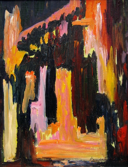 Alexandra Luke | Night Lights (1963) | MutualArt