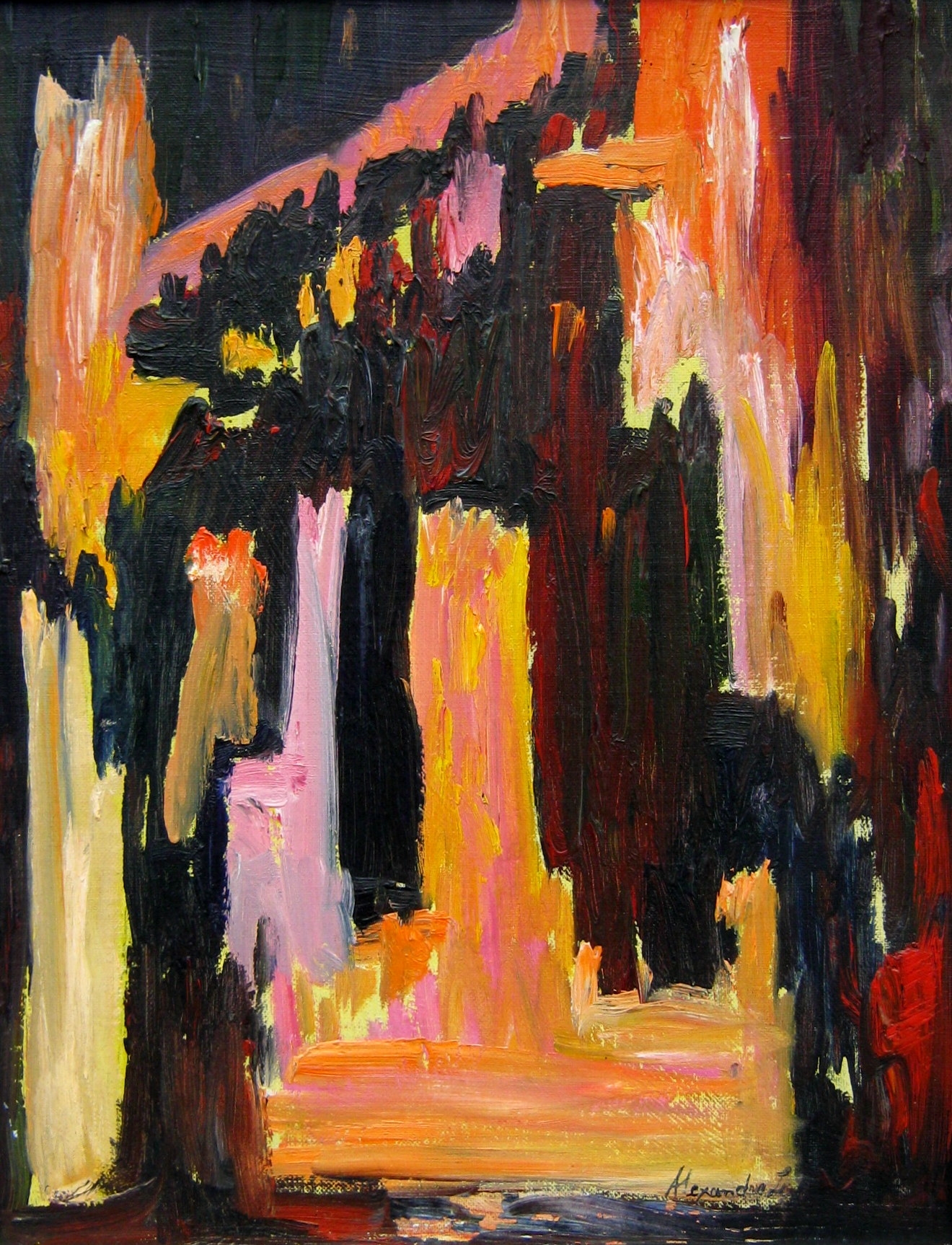 Alexandra Luke | Night Lights (1963) | MutualArt