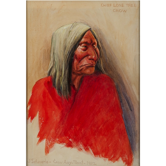 Joseph Scheuerle | Chief Lone Tree, Crow | MutualArt