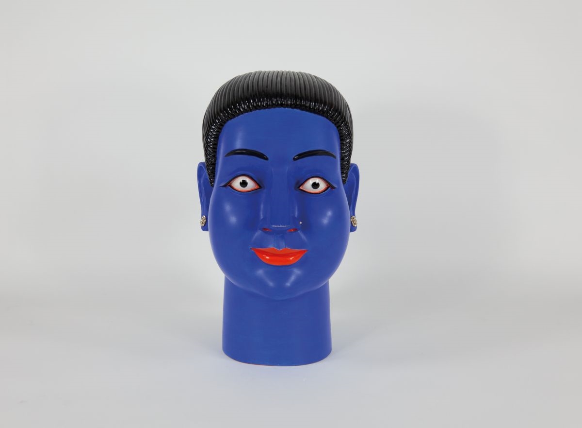 G. Ravinder Reddy | Blauer Kopf (2007) | MutualArt