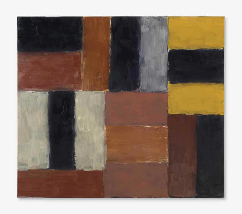 Sean Scully | Wall of Light Orange Grey (2001) | MutualArt
