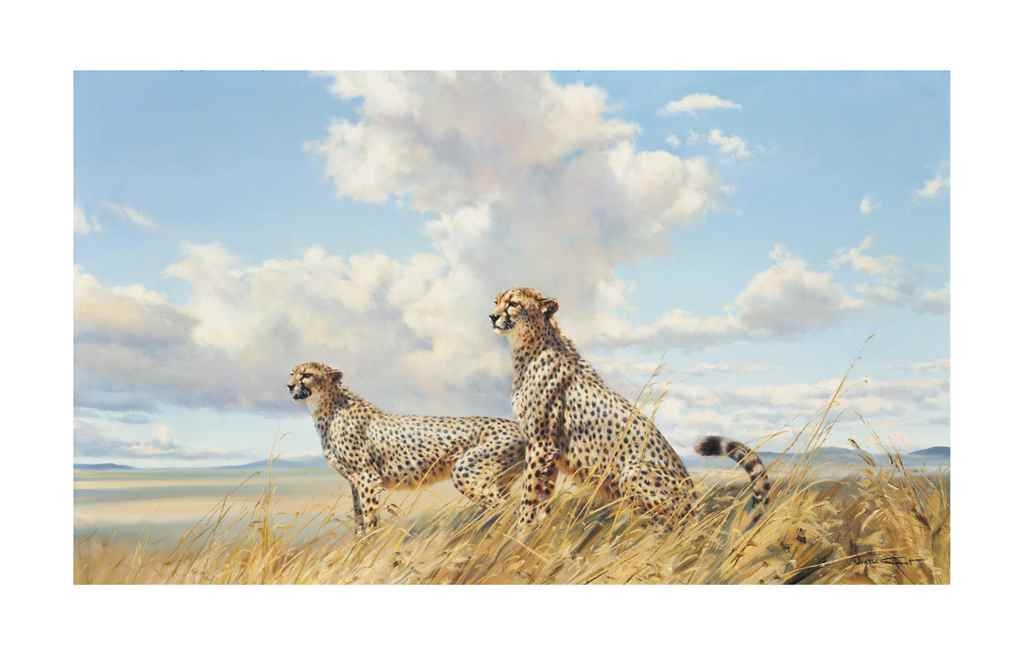 Donald Grant | African Cheetahs | MutualArt