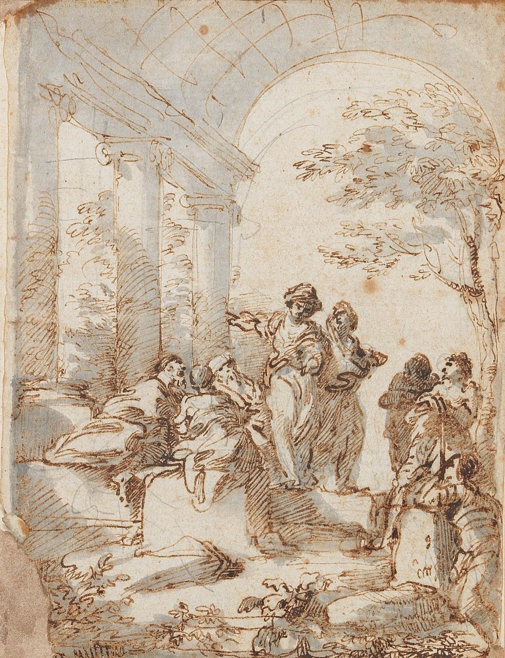 Giovanni Paolo Pannini | The prophecy of a sybil (1725 - 1730) | MutualArt