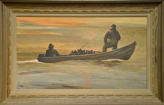 Chet Reneson | Duck Hunt on Connecticut Shore | MutualArt