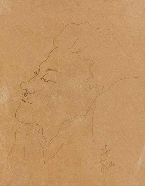 Jean Cocteau | Jean Desbordes (illustration pour 25 dessins d'un ...