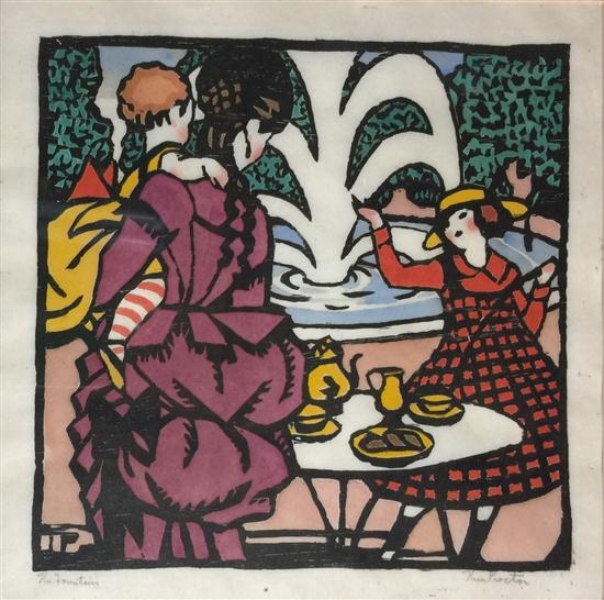 Thea Proctor | The Fountain (1925) | MutualArt