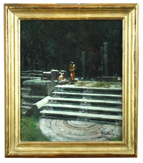 John Gleich | Carved moonstone and steps, Sri Lanka | MutualArt