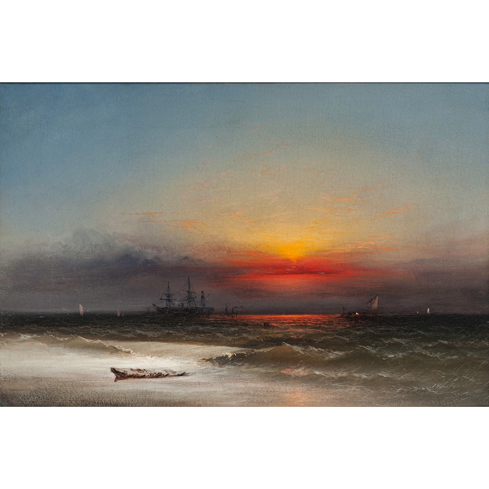 James Hamilton | Coastal Scene at Sunset | MutualArt