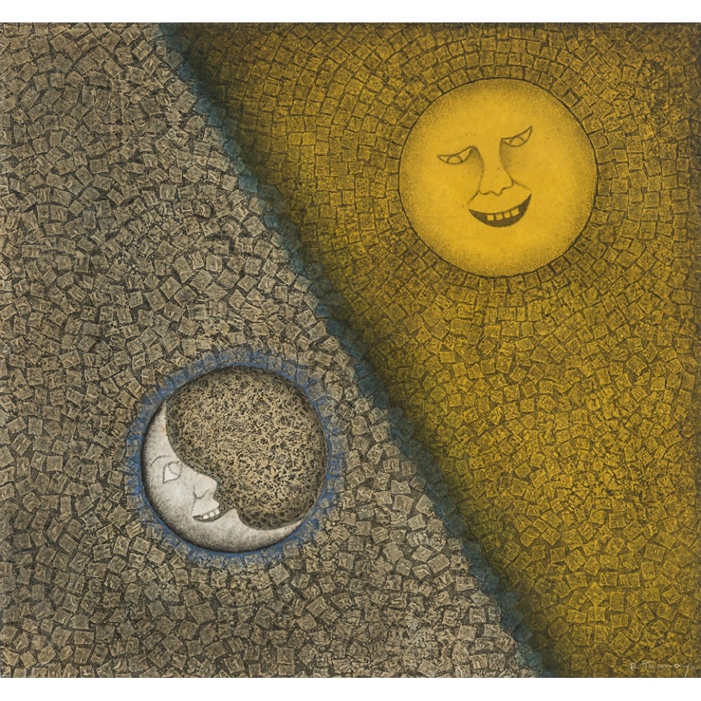 Rufino Tamayo | Sol y Luna (1990) | MutualArt