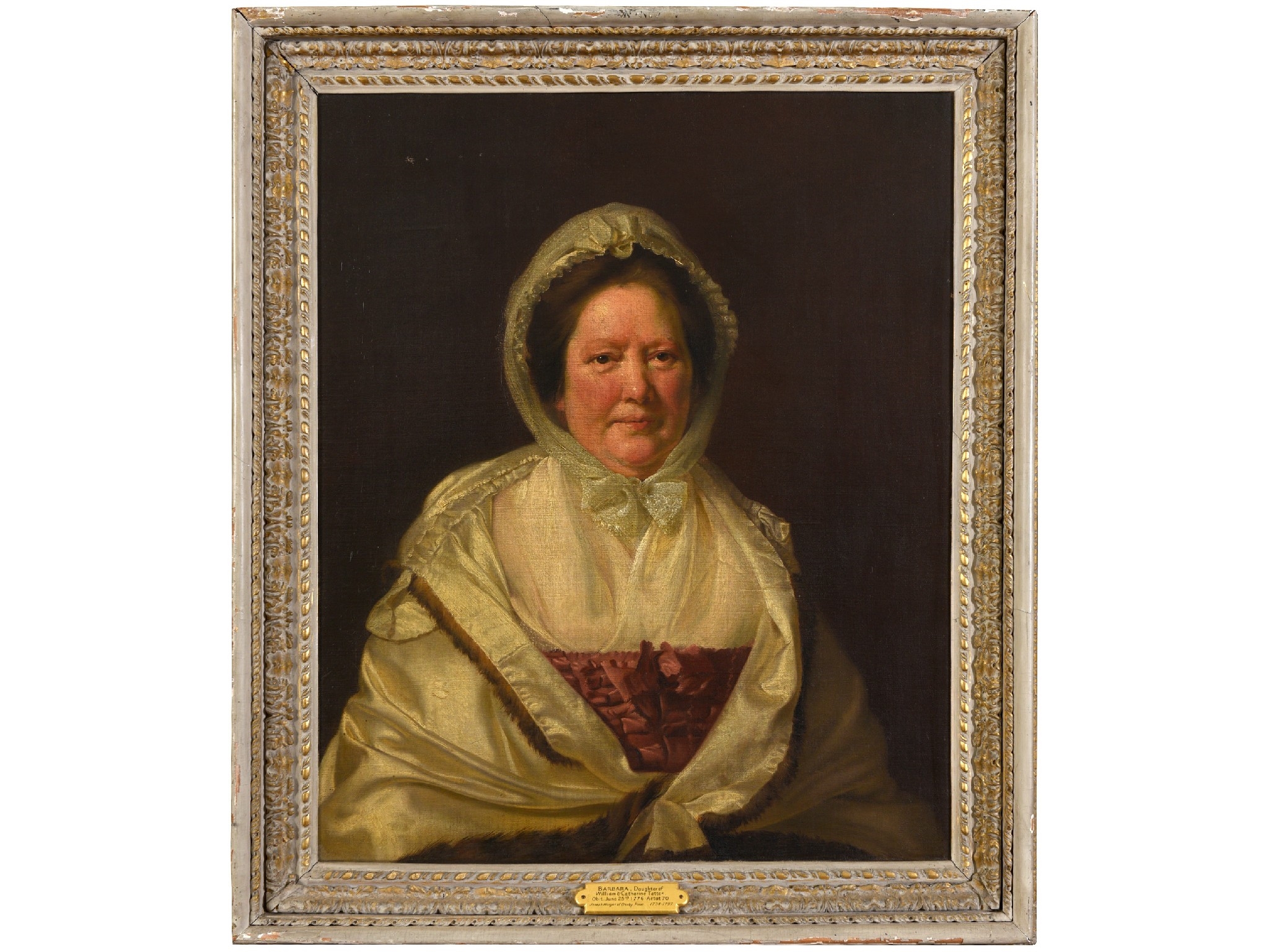 Joseph Wright of Derby | PORTRAIT OF BARBARA, DAUGHTER OF WILLIAM AND ...