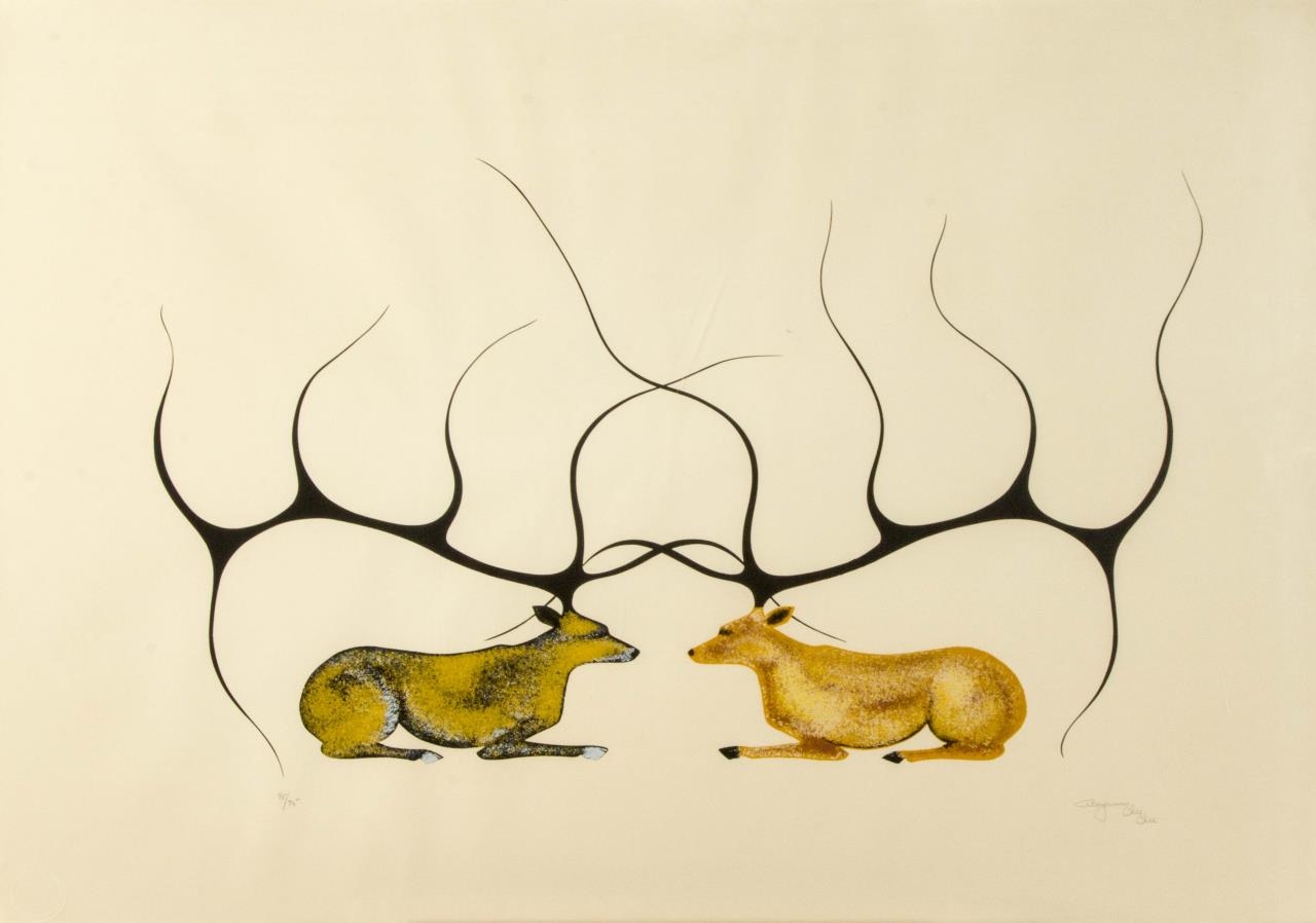 Benjamin Chee Chee | Deer | MutualArt