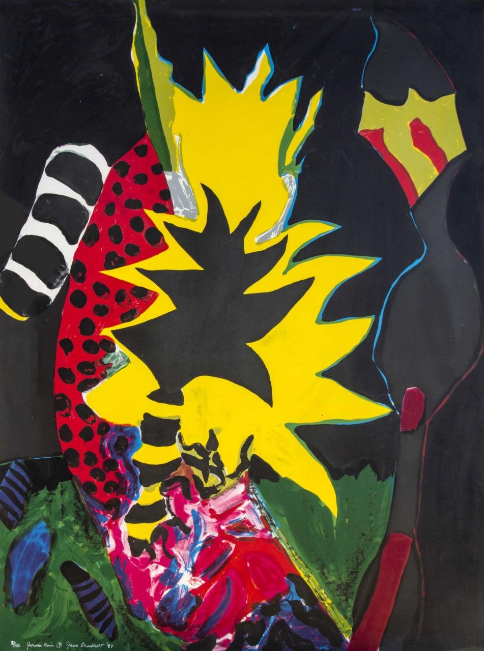 Jack Leonard Shadbolt | jardin noir (1994) | MutualArt