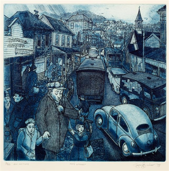 Gary Tricker | Main Street (1977) | MutualArt
