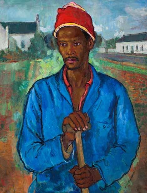 Francois Krige | A PORTRAIT OF FANIE IN THE KRIGE ORCHARD | MutualArt