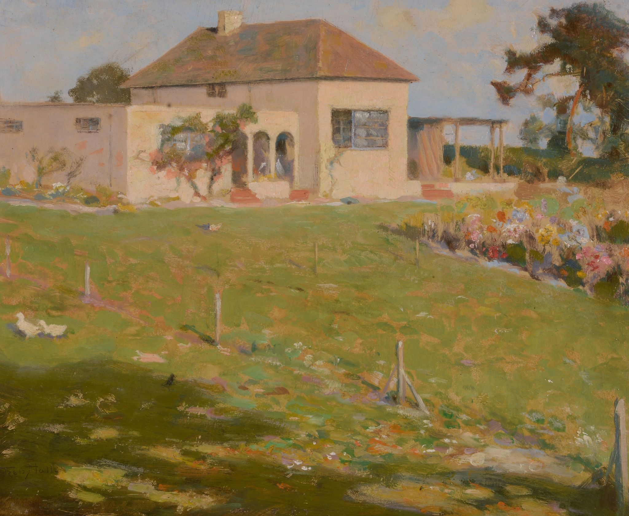 Frederick Hall | A summer's garden | MutualArt