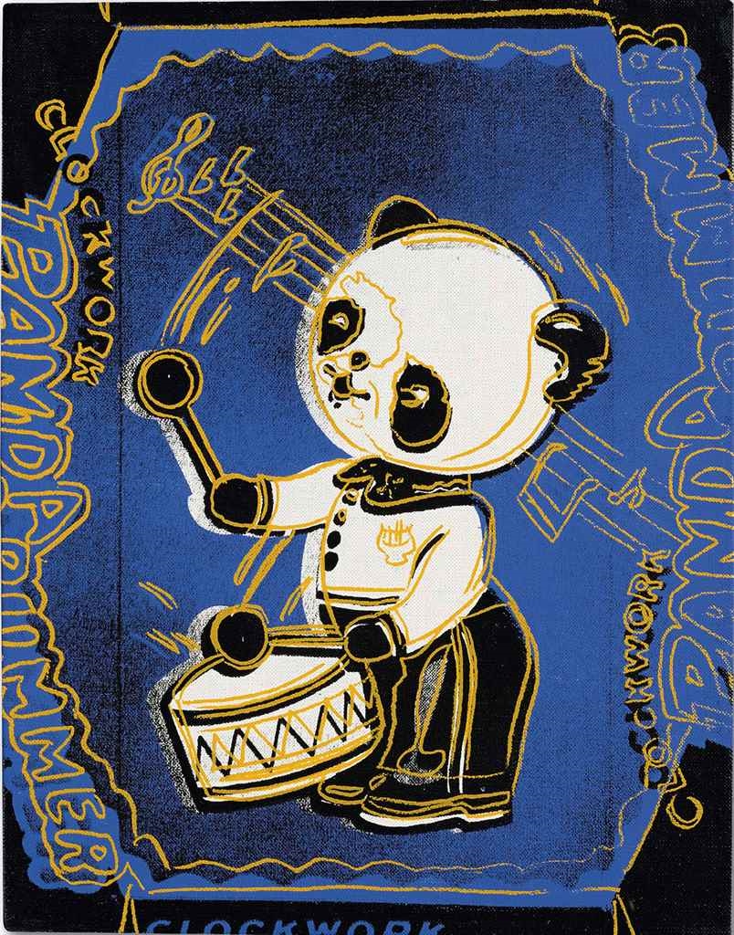 Andy Warhol | Clockwork Panda Drummer (from the Toy Series) (1983) | MutualArt