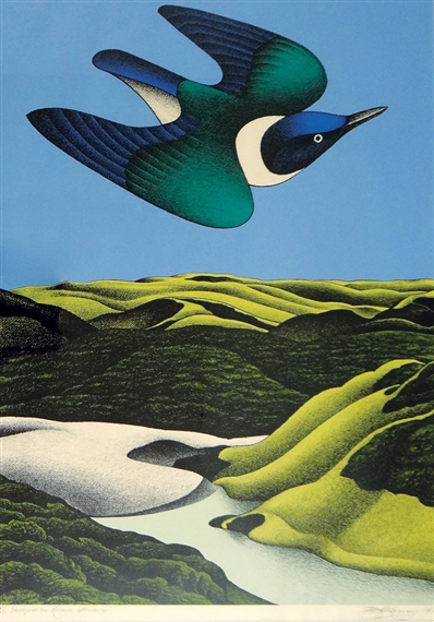 Artworks of Don Binney (New Zealander, 1940)