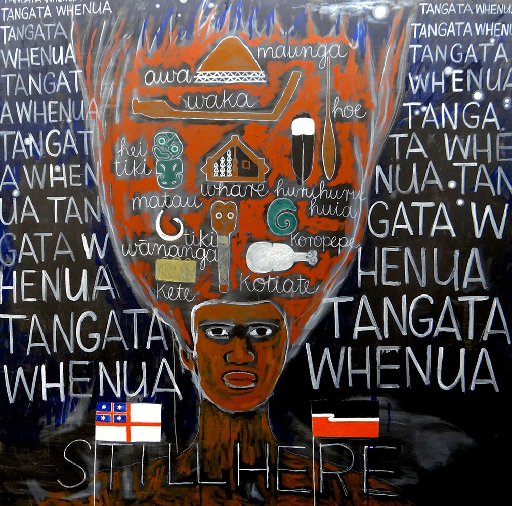 Robyn Kahukiwa | Tangata Whenua (Still Here) (2015) | MutualArt